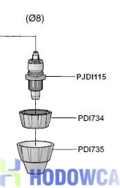 Dosatron D3 check valve PJDI115- Hodowca